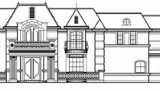 European luxury house plan
