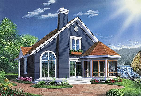 The Sunburst 1 1160 - 3 Bedrooms and 2 Baths | The House Designers - 1160