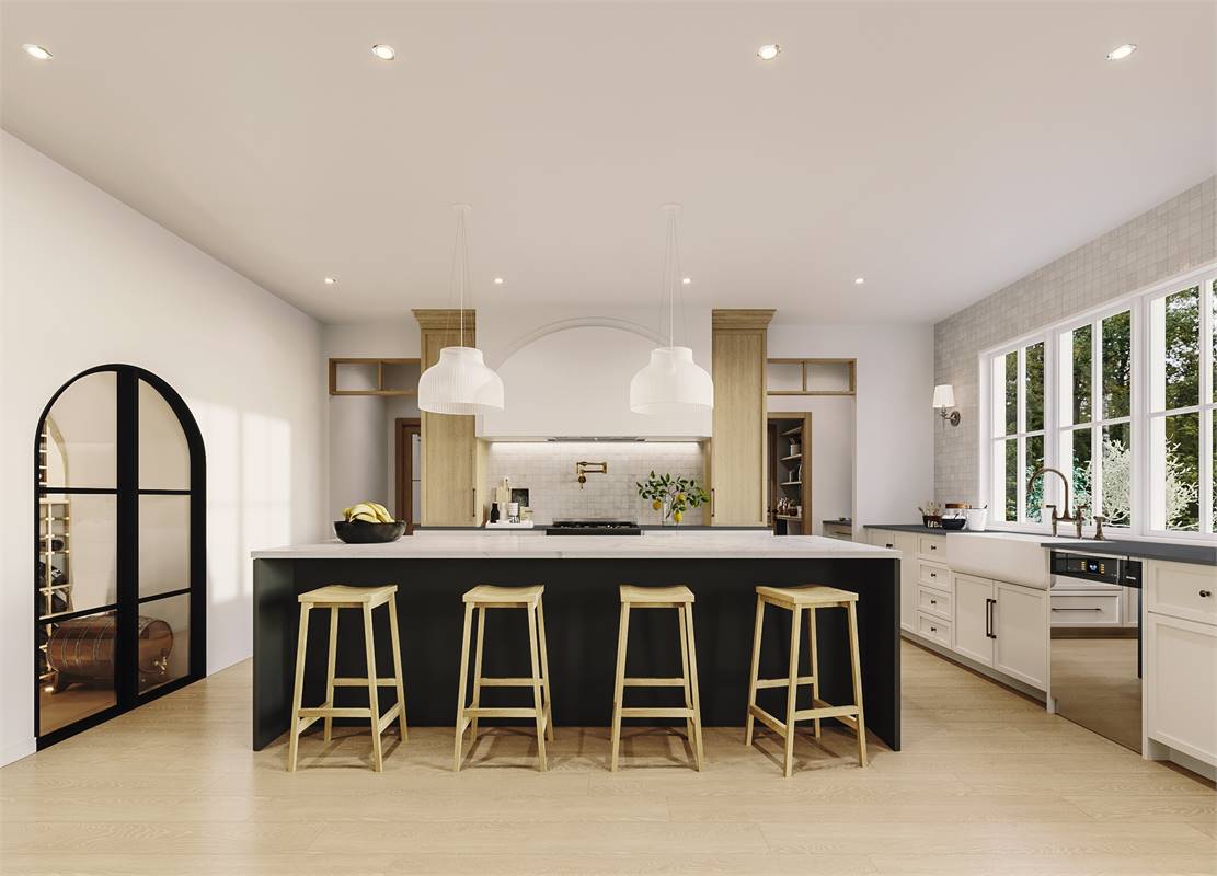 Two Story Transitional Style House Plan 6520: Gable House - 6520