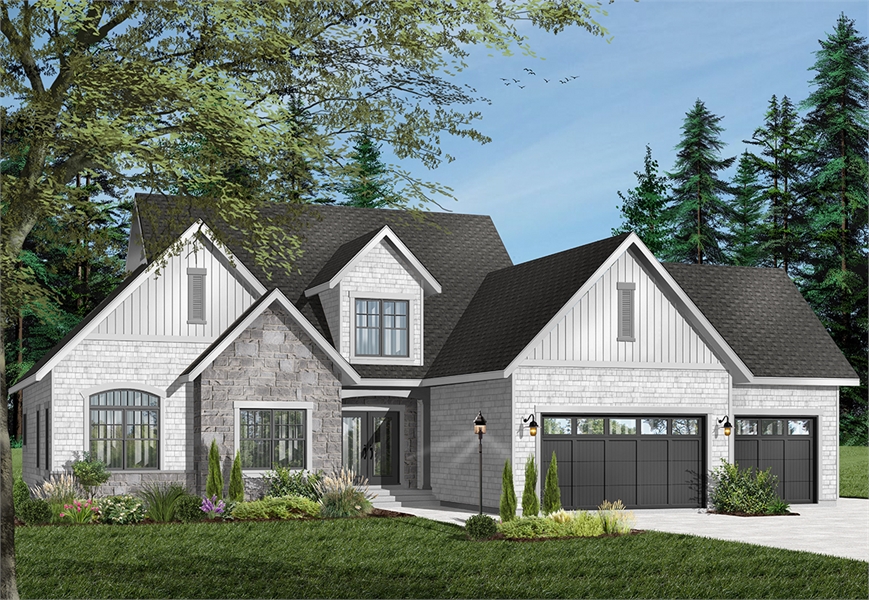 Spacious Craftman Style House Plan 7359: Lancaster - 7359