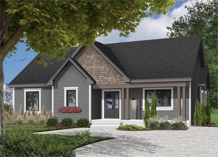 Ranch Style Open Floor Plan 7360: Spring Villa - 7360