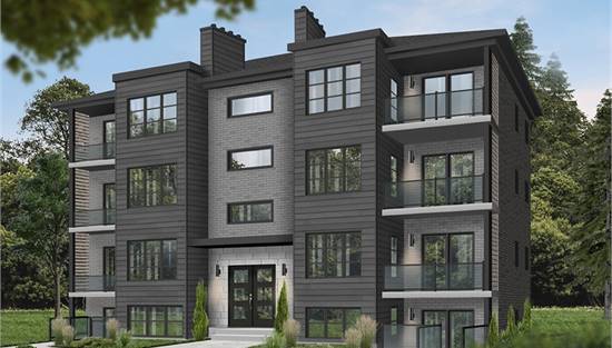 3 Storey Apartment Building Design