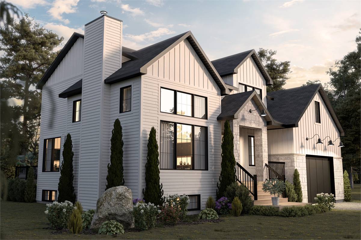 Two Story Craftsman Style House Plan 9168: Courtney - 9168
