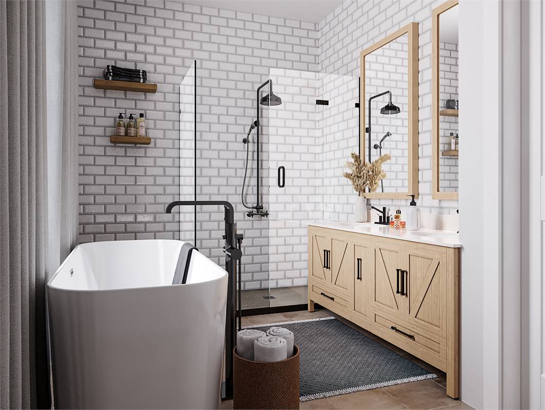 4 Bedroom Modern Farmhouse Style House Plan 9170: Maple Way - 9170