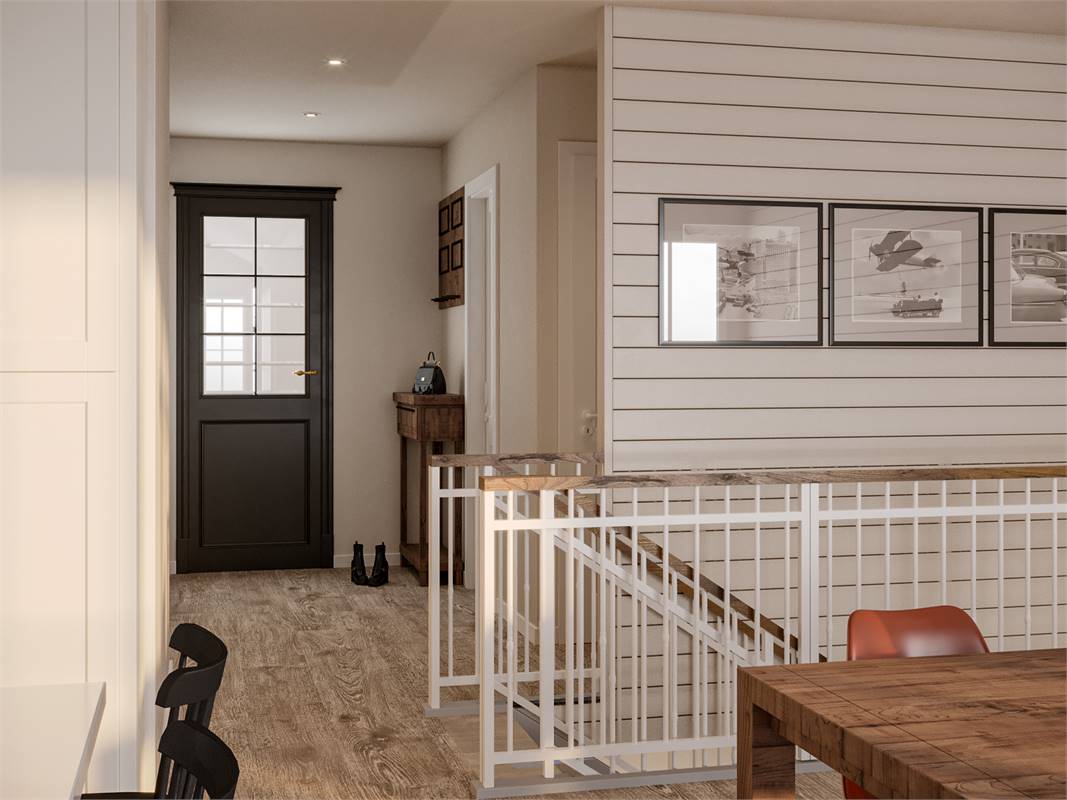 4 Bedroom Modern Farmhouse Style House Plan 9170: Maple Way - 9170