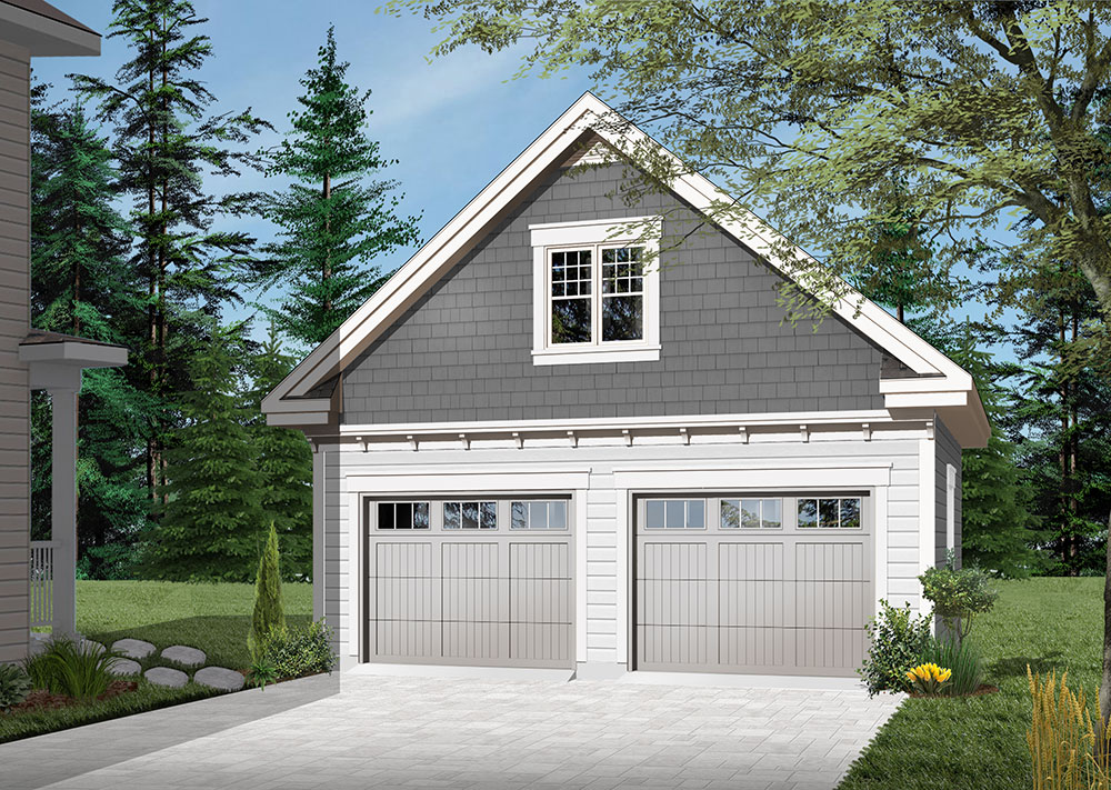 Beautiful garage design with bonus space - 4561