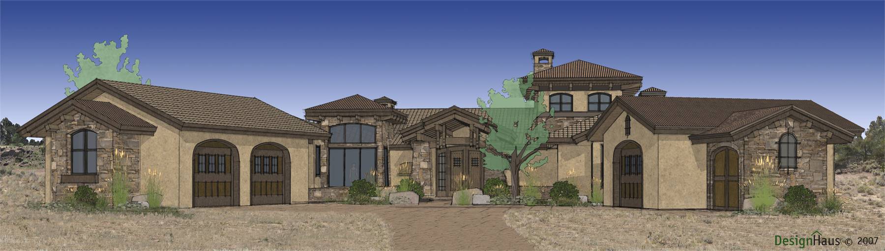 Spanish Style One Story House Floor Plan Spanish Style House Plan