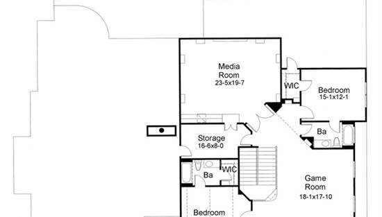 The Mason 6556 - 5 Bedrooms and 6.5 Baths | The House Designers - 6556