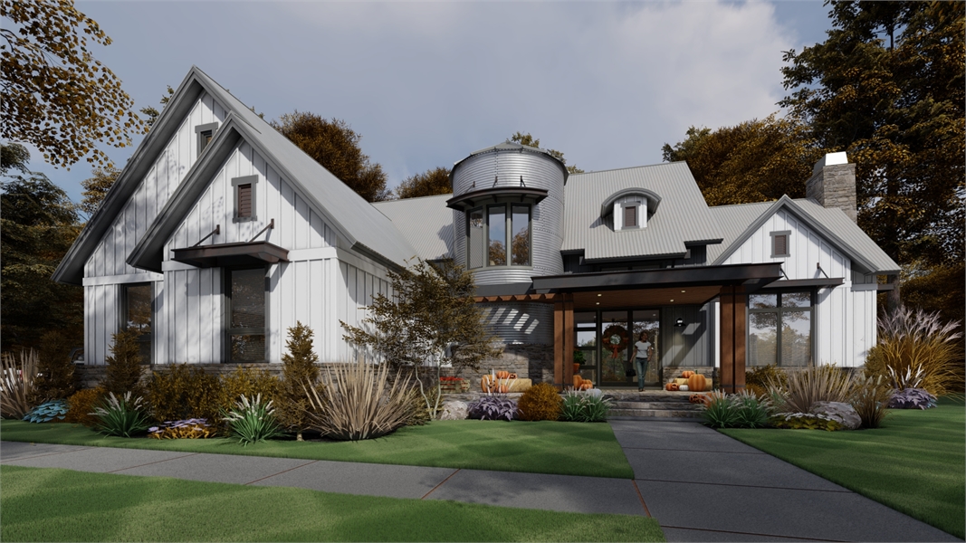 Rustic Farm Scenes Silo