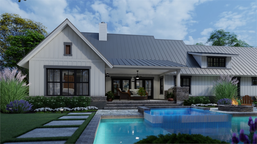 Beautiful Farm House Style House Plan 8343 - 8343