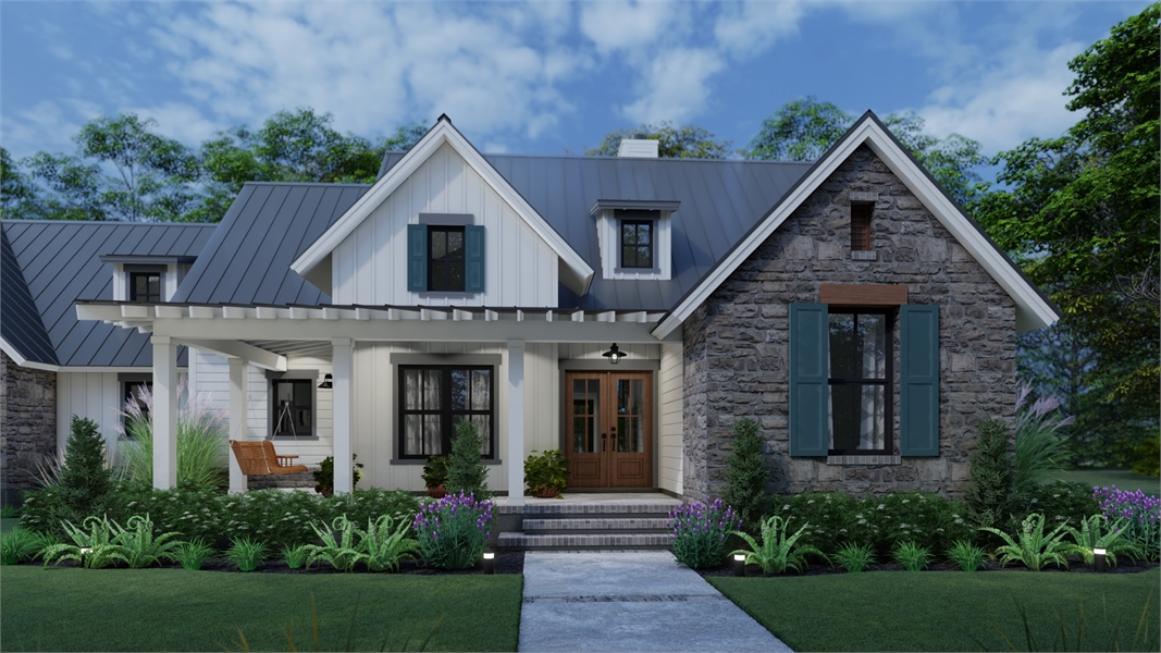 Beautiful Farm House Style House Plan 8343 - 8343