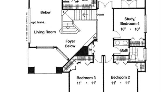 3975 - 4 Bedrooms and 2.5 Baths | The House Designers - 3975