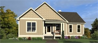 Two Story House Plans & Small 2-story Designs by THD
