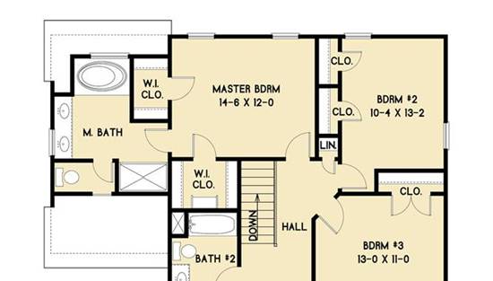 Traditional Style House Plan 6925: Carpenter III - 6925