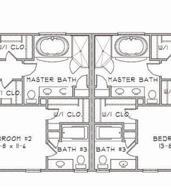 Beach Duplex Floor Plans