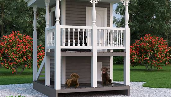 2 Story Dog House