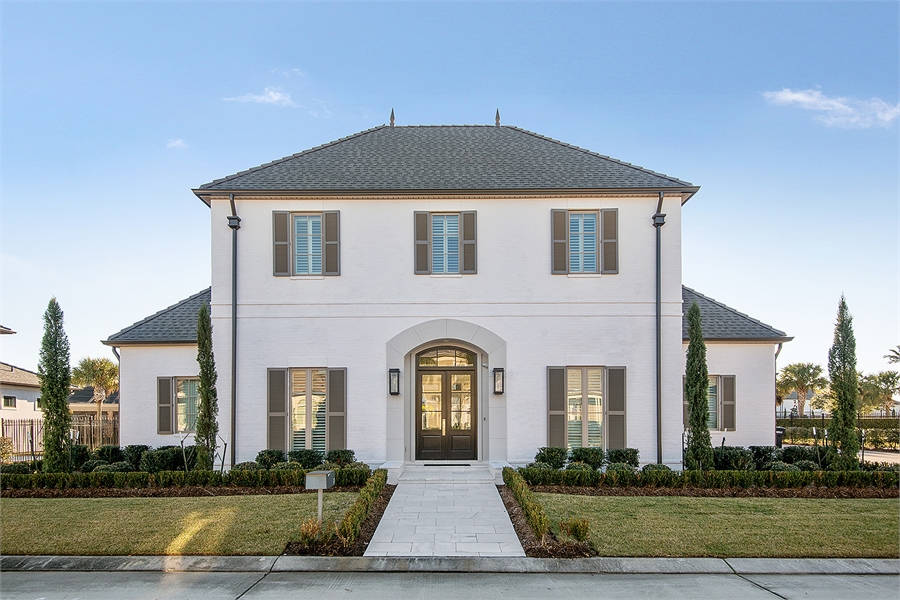 Beautiful Two Story French Country Style House Plan 7524 - 7524