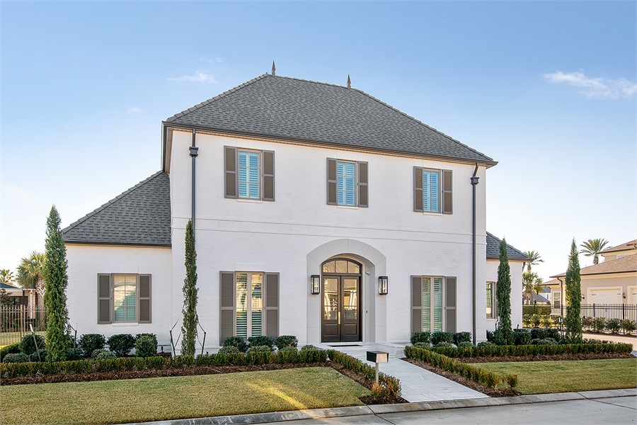 Beautiful Two Story French Country Style House Plan 7524 - 7524