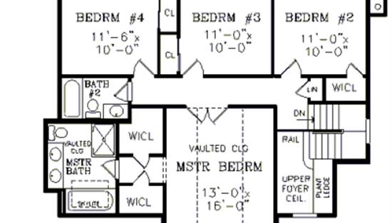 DEERFIELD 3391 - 4 Bedrooms and 2.5 Baths | The House Designers - 3391