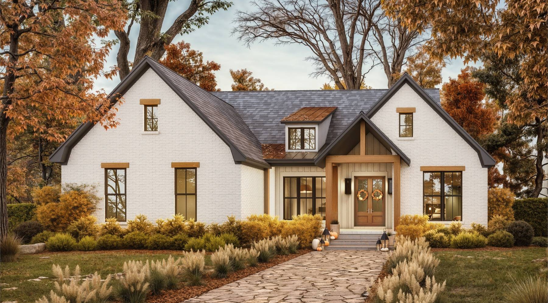3 Bedroom Transitional Country House Plan 9480 - 9480