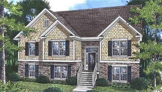 Bi-Level House Plans, Split-Entry & Raised Home Designs by THD