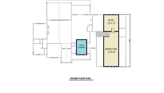 One Story Farm House Style House Plan 1455: Durham Hill - 1455