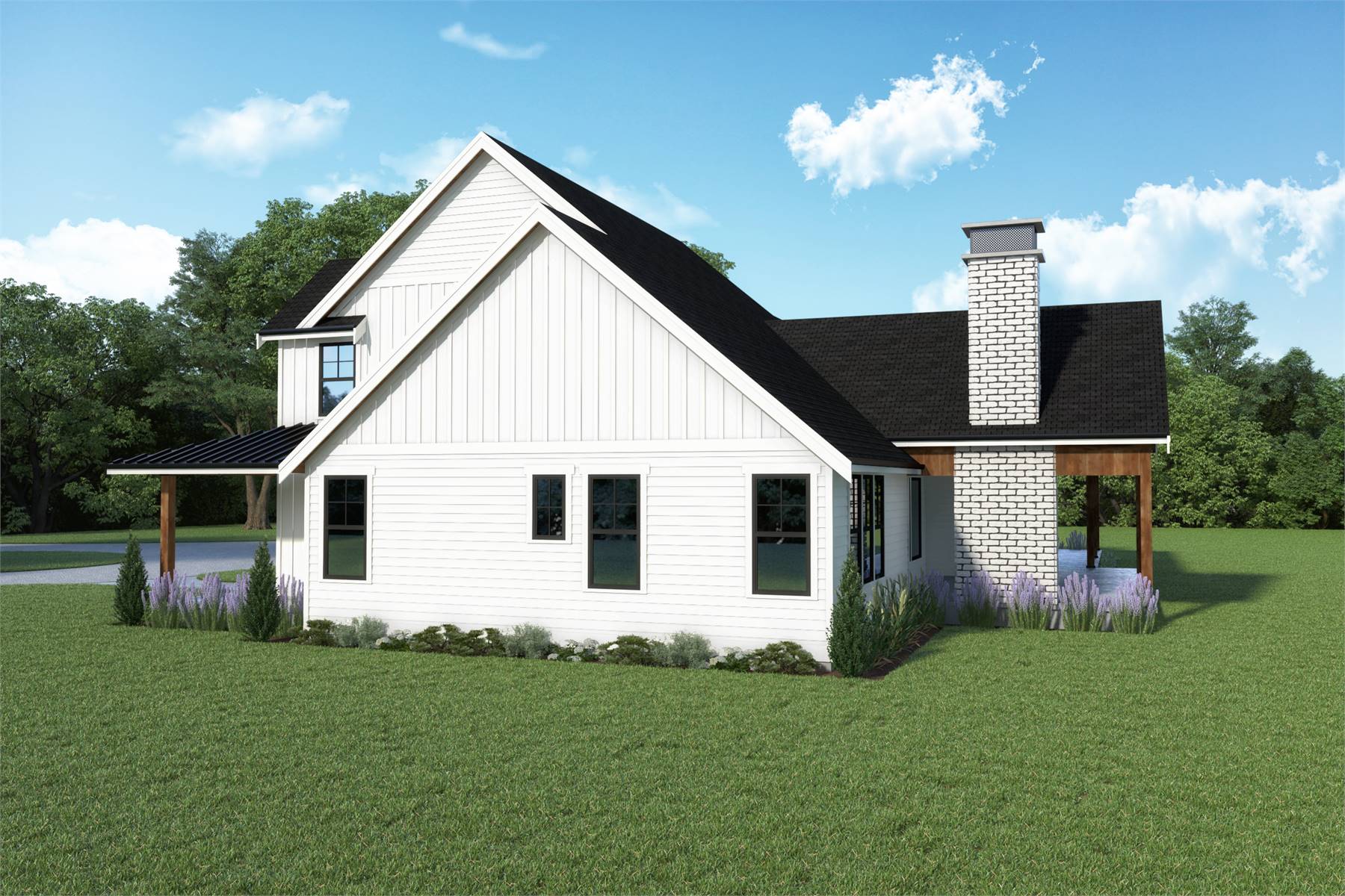 Two Story Country Farmhouse Style House Plan 3423: The Brennan - 3423