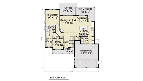 Country Style House Plan 6456: Contemporary Farmhouse 801 - 6456