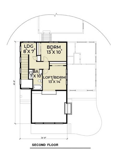 Contemporary 201 7249 - 3 Bedrooms and 2 Baths | The House Designers