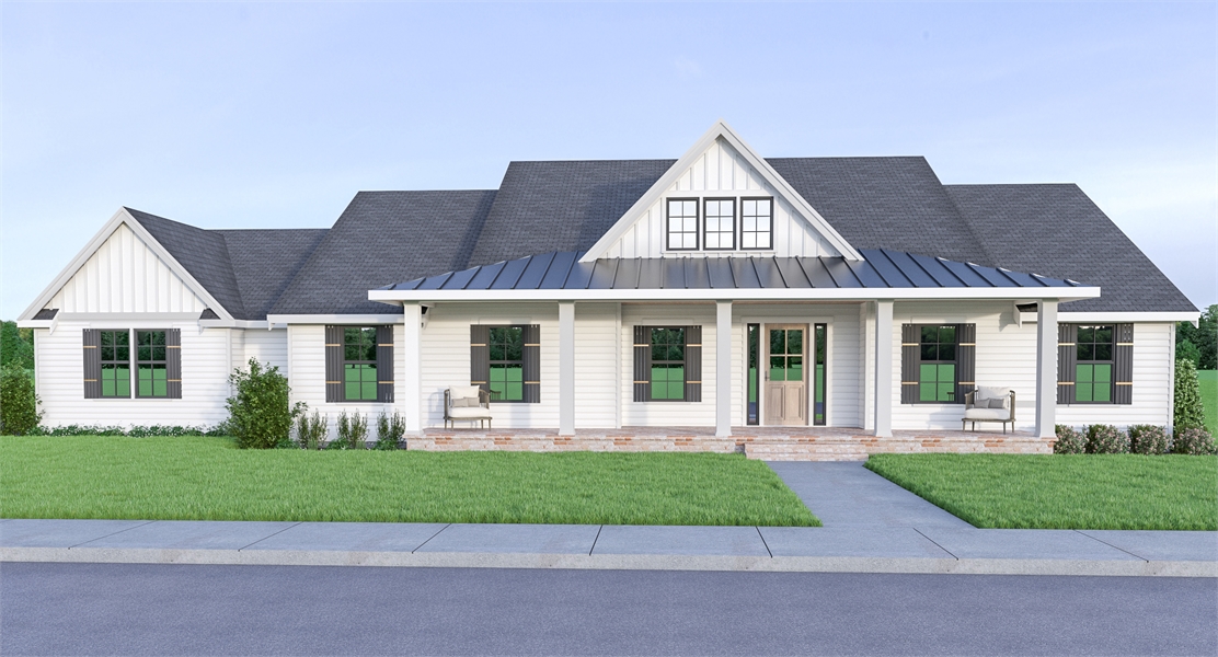 Charming Ranch Farm House Style House Plan 7839