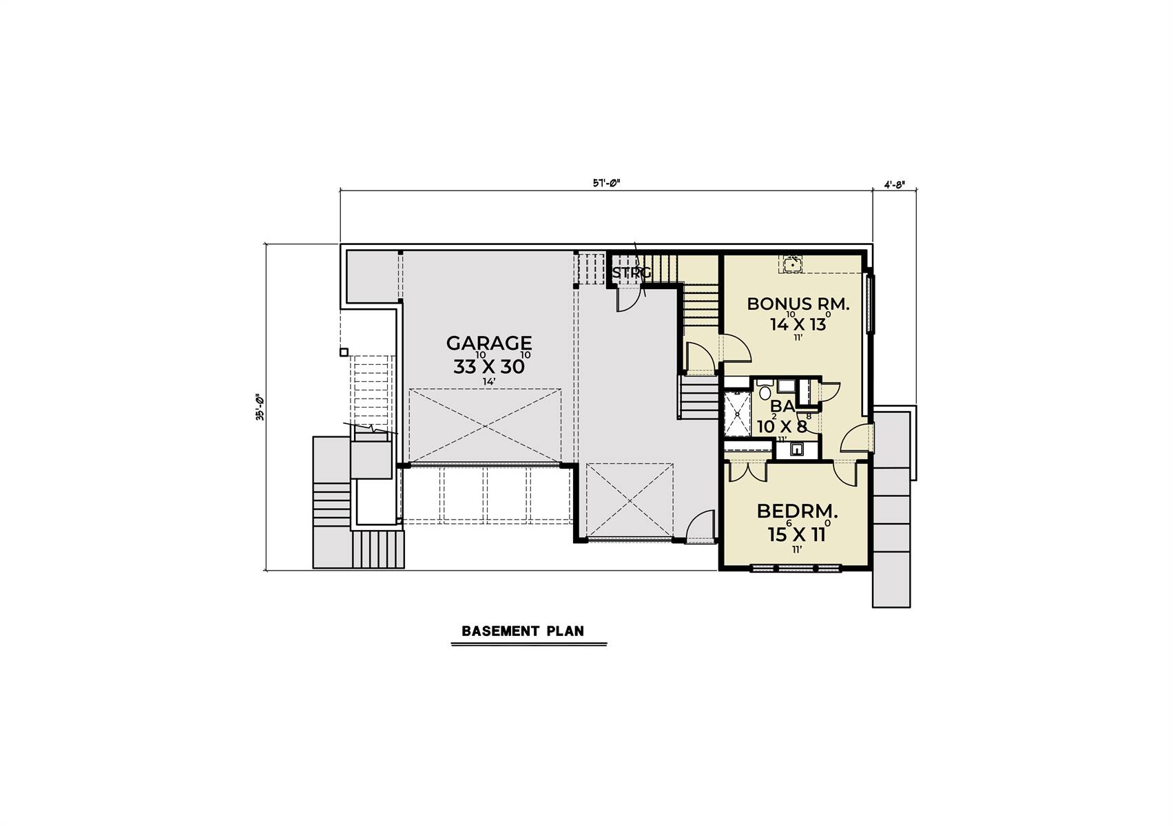 Sloping Lot Contemporary Style House Plan 9924: The Voight - 9924
