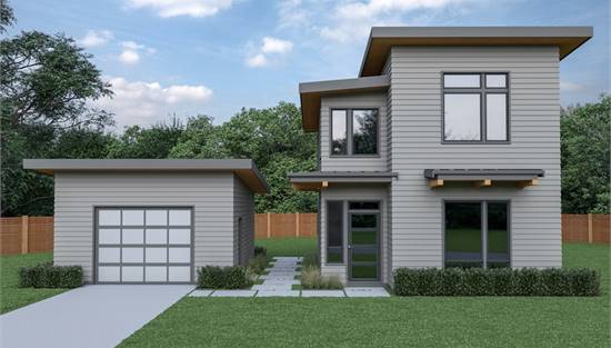Small Modern House Plans | Small Modern Home Floor Plans & Designs ...