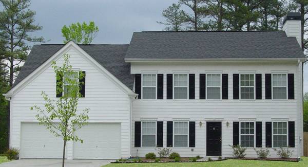 Colonial two-story house plan with three bedrooms and bonus - 5837