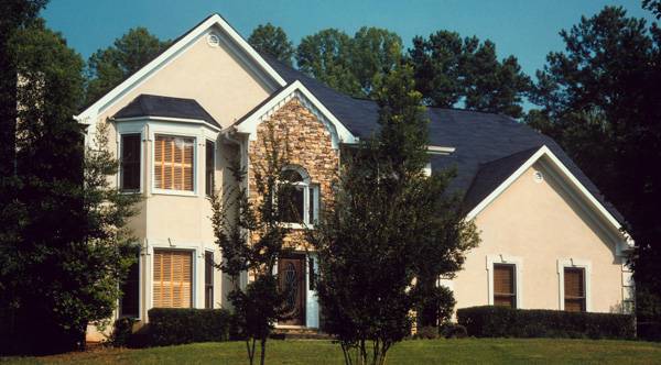 home design with double bay window - 8261