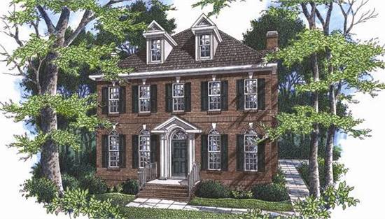 Gorgeous Georgian House Plans Inspired by History | TheHouseDesigners.com