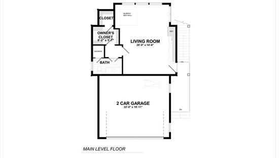 Garage 4767 - 1 Bedroom and 1 Bath | The House Designers - 4767