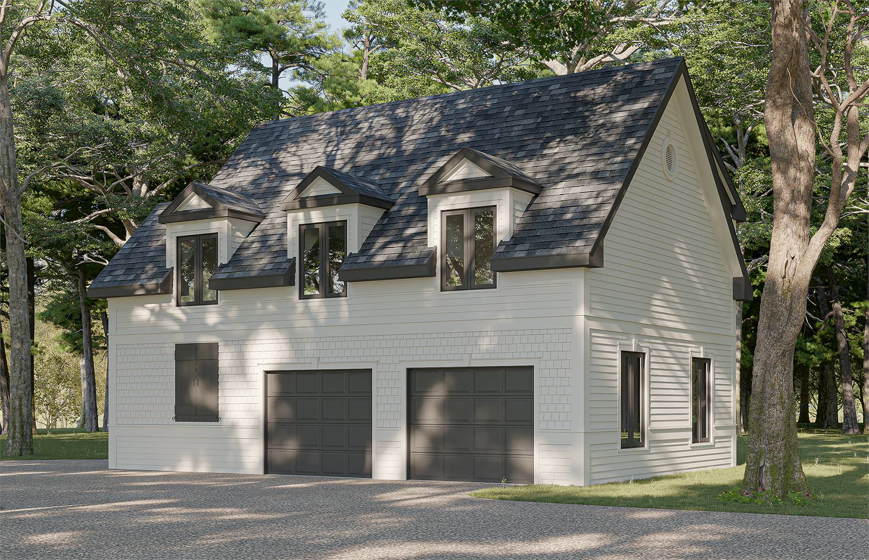 Itea Garage with Comfortable Cottage Style Plan 6947 - 6947