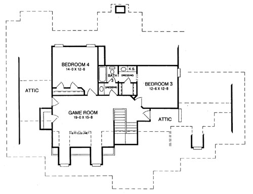 Resolute 8353 - 4 Bedrooms and 3 Baths | The House Designers - 8353