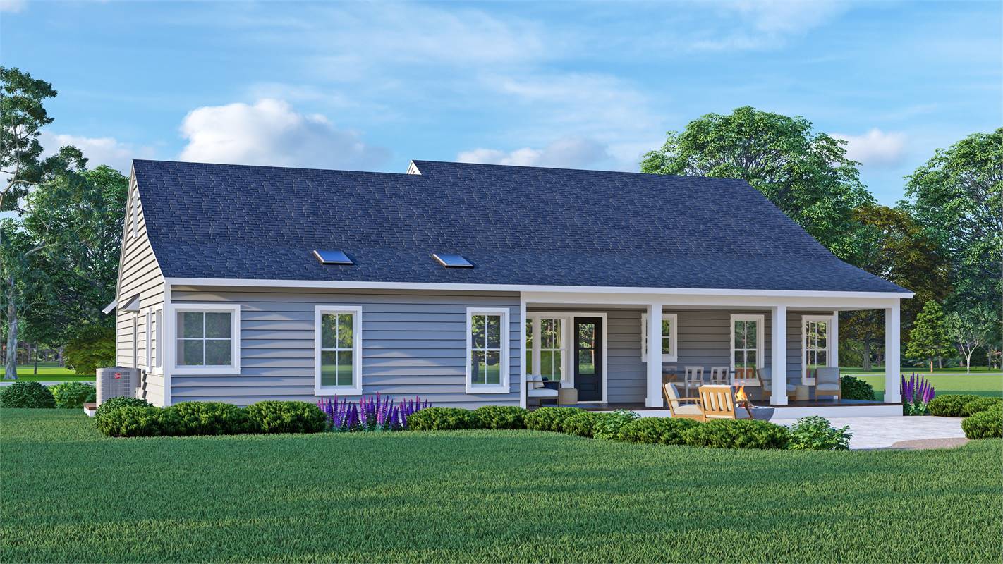 Exclusive Affordable Ranch Style House Plan 7487: Stonebrook - 7487