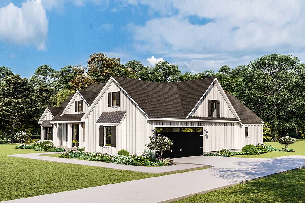 Adorable Country Farm House Style House Plan 8714: Treehill