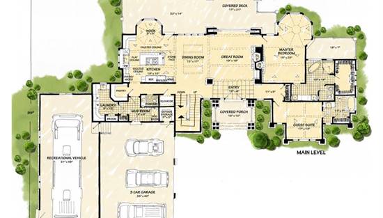 Luxury Craftsman Style House Plan 5003: Stonegate - 5003