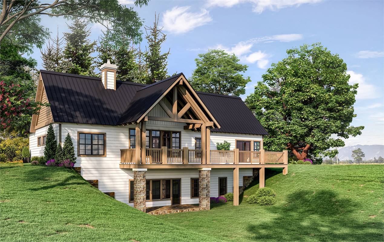 3 Bedroom Mountain Ranch Style House Plan 6531: Cool Springs - 6531