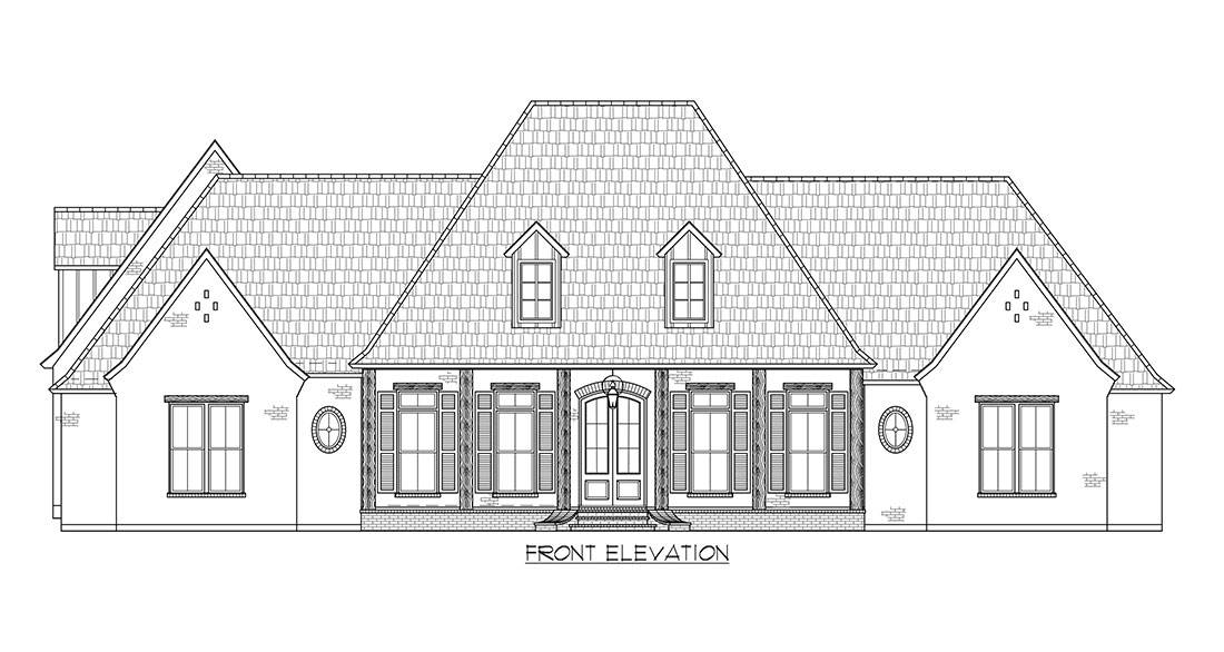 4 Bedroom French Country Acadian Style House Plan 6838: Grand Prairie ...