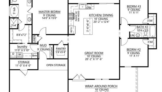 Affordable Farmhouse Style House Plan 9483: Shadowcrest - 9483
