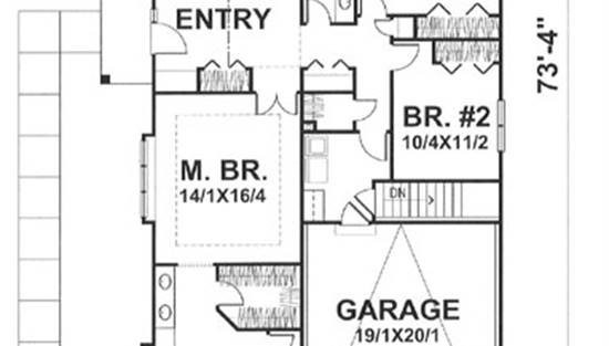Chelsea 8442 - 3 Bedrooms and 2 Baths | The House Designers - 8442