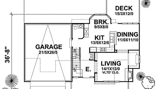The Charles 1813 - 3 Bedrooms and 2 Baths | The House Designers - 1813