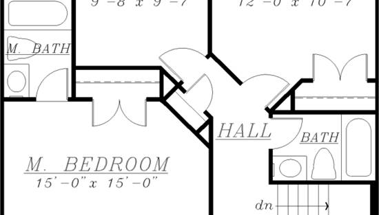The Columbia 1412 - 3 Bedrooms and 2 Baths | The House Designers - 1412