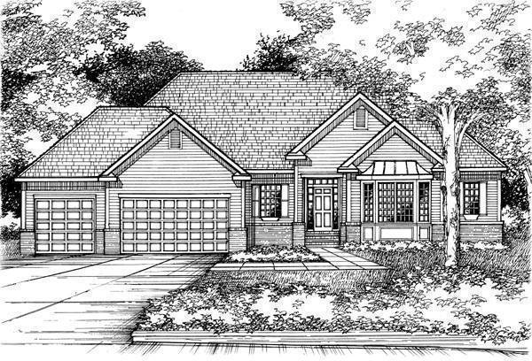 The Andover 6228 - 1 Bedroom and 1 Bath | The House Designers - 6228