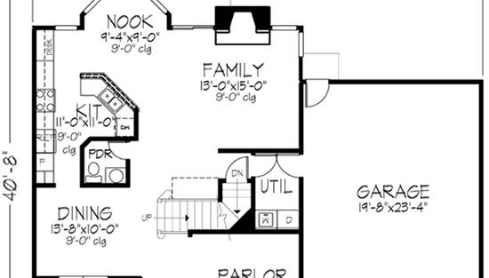 The Thatcher 1508 - 4 Bedrooms and 2 Baths | The House Designers - 1508