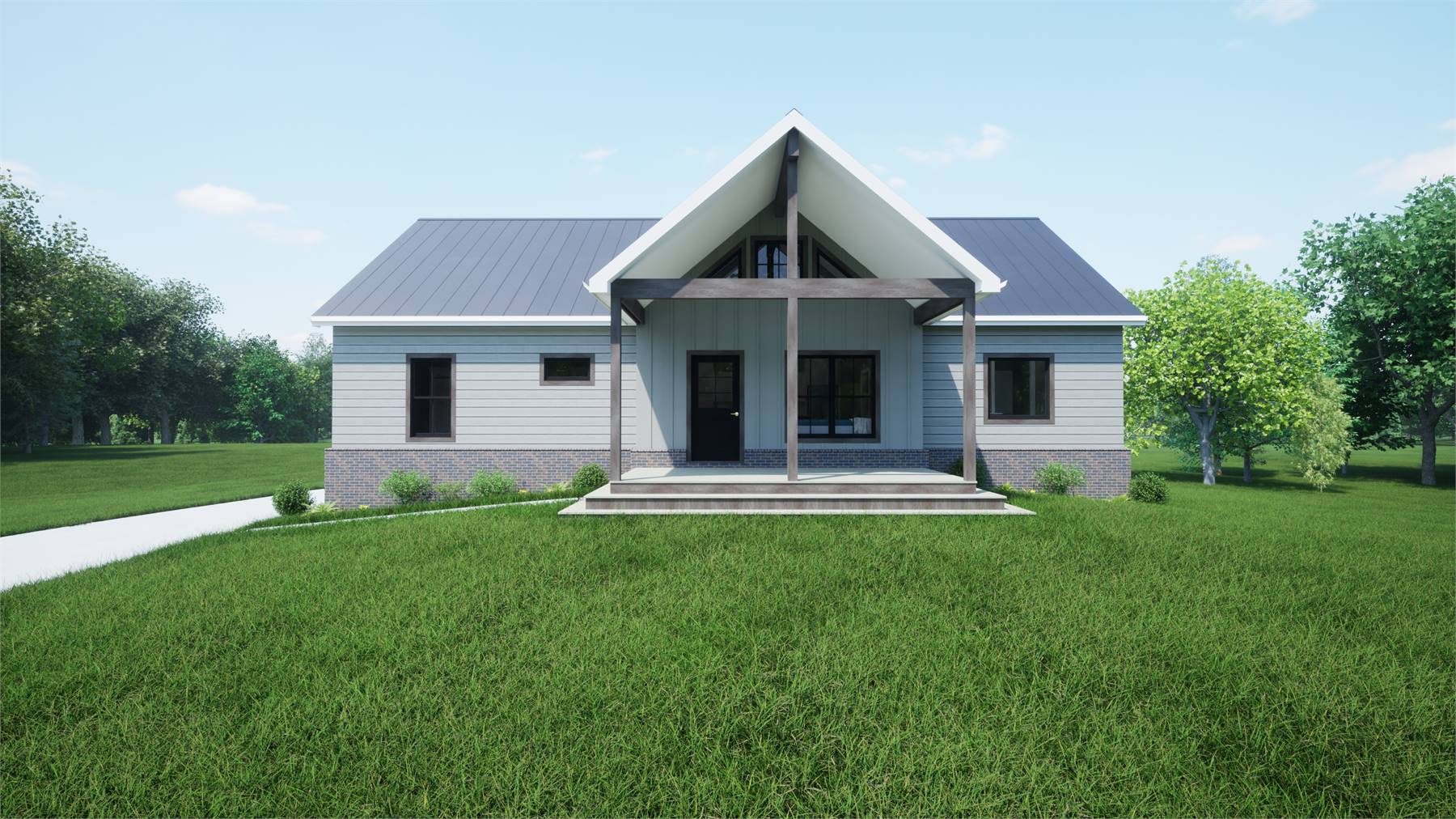 Westvale Crescent | 3 Country Ranch Style House Plan 11708 - 11708